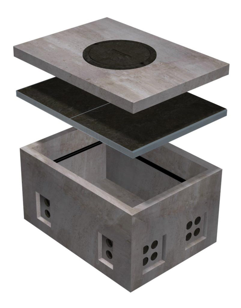 3'-6" X 5'-6" UTILITY VAULT (TALL) - PALO ALTO | Oldcastle Infrastructure