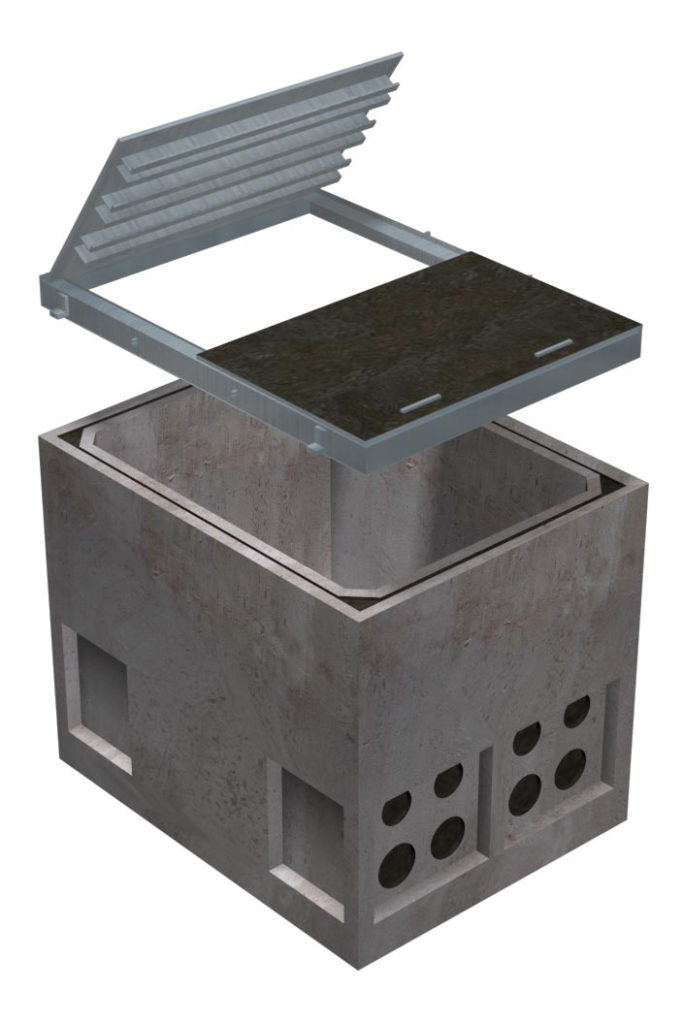 4' X 6'-6" UTILITY VAULT - Me.I.D. | Oldcastle Infrastructure