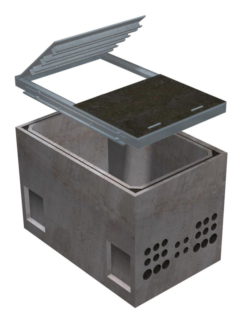 4'-6" X 8'-6" UTILITY VAULT - Me.I.D. | Oldcastle Infrastructure