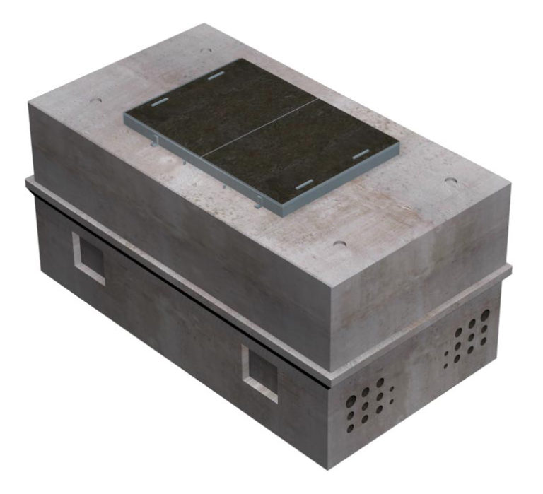 6' X 12' UTILITY VAULT (SHALLOW, LARGE COVER) - Me.I.D. | Oldcastle ...