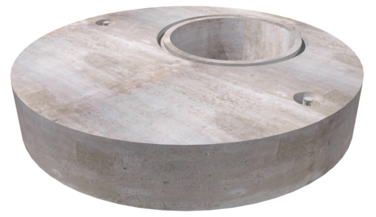 60" DIA. MANHOLE TOP SLAB - ECCENTRIC | Oldcastle Infrastructure