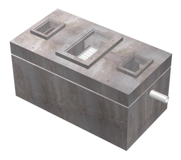 816-2-CPS Oil/Water Separator 560 GPM | Oldcastle Infrastructure