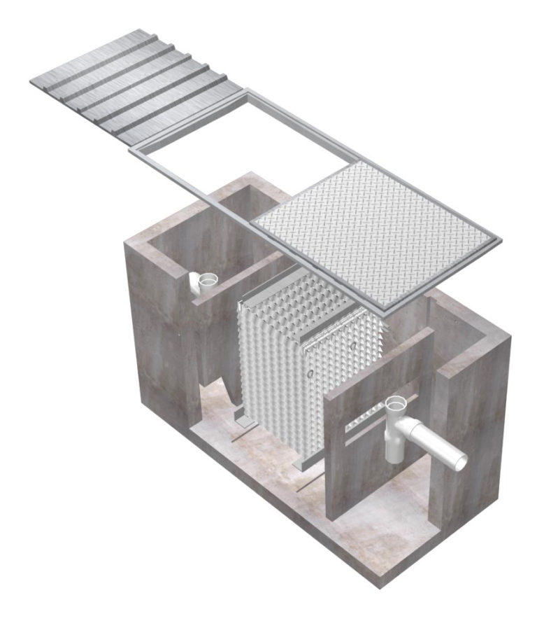 264-CPS Oil/Water Separator 47 GPM | Oldcastle Infrastructure