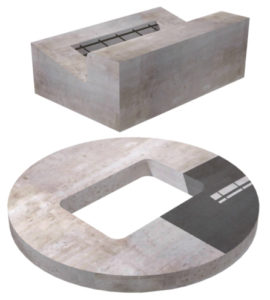 60" Diameter Round Curb Inlet Top Slab | Oldcastle Infrastructure