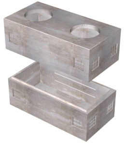 6'x12' Vault-612-Pacificorp Standard | Oldcastle Infrastructure