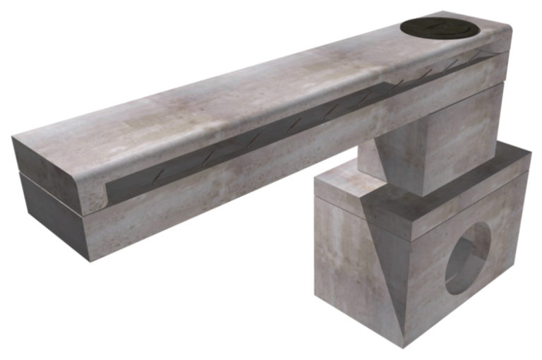 Curb Box Inlet Type A- Island Top w/ Transition | Oldcastle Infrastructure