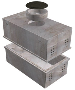 6'x12' Electrical Vault-612-A-Splayed | Oldcastle Infrastructure