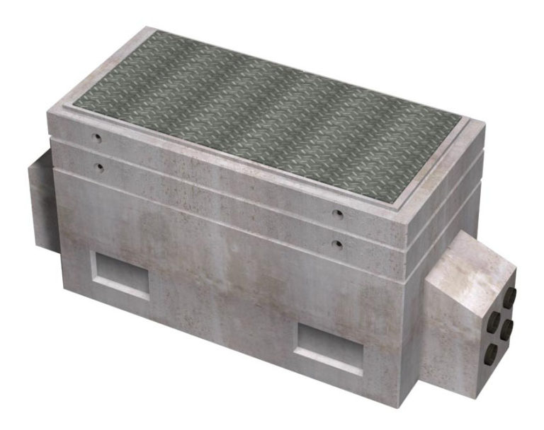 3'-0"x6'-0"x4'-0" Recess Pull Box-Edison | Oldcastle Infrastructure