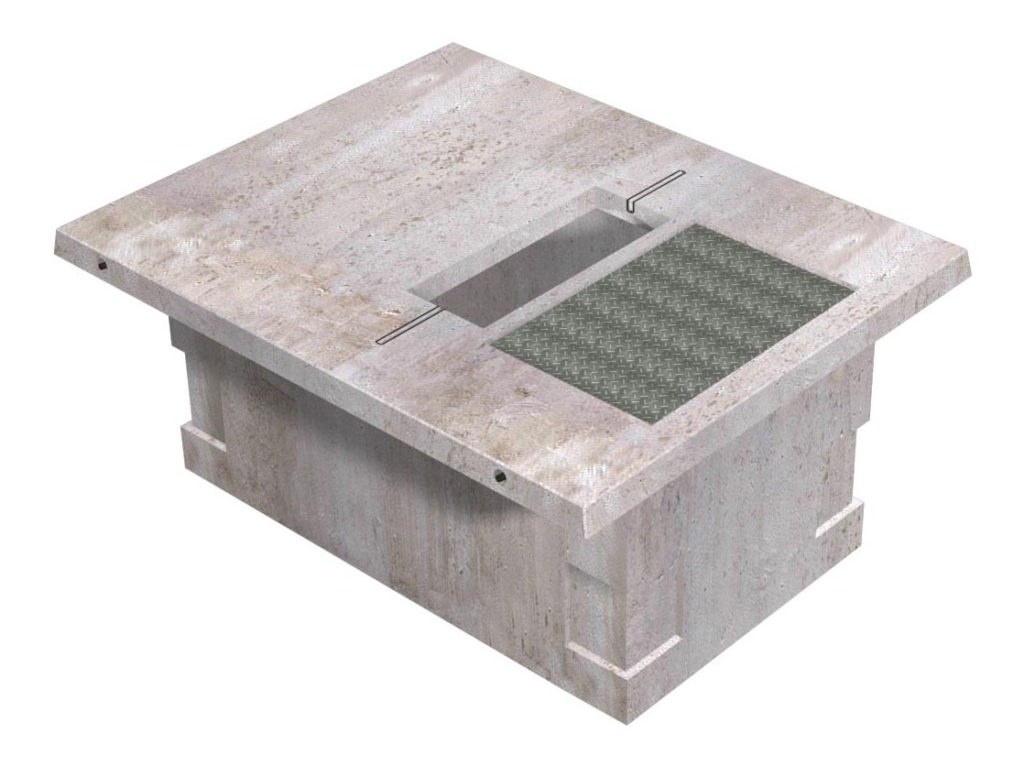 8'x10' Slab Box/Pad-Edison UGS #530.1 | Oldcastle Infrastructure