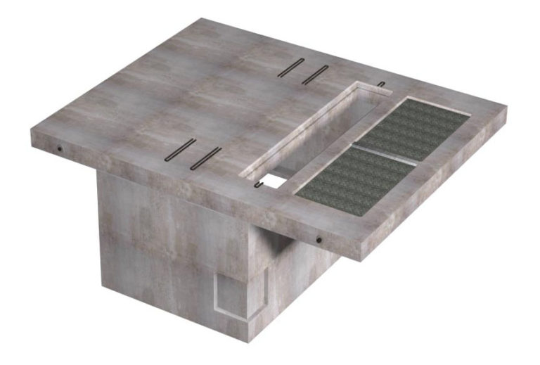 8'x10' Slab Box/Pad UGS #538.1-Edison | Oldcastle Infrastructure