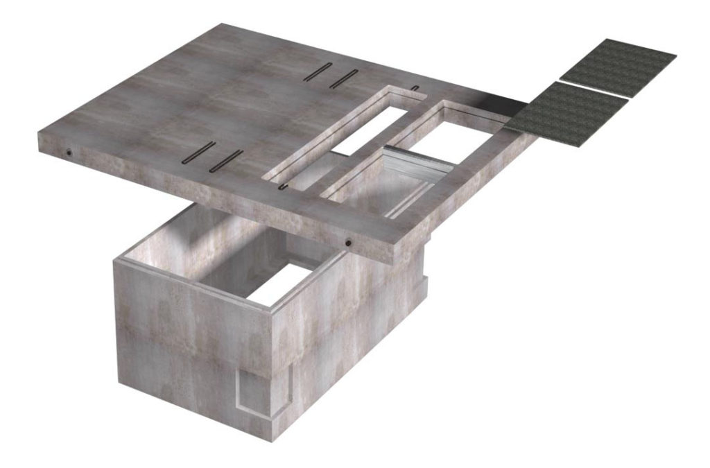 8'x10' Slab Box/Pad UGS #538.1-Edison | Oldcastle Infrastructure