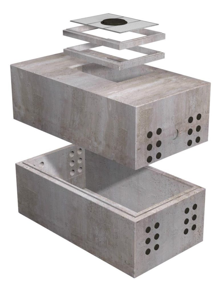 7'-0"x14'-0"x8'-0" Electrical Vault UGS #410.3 | Oldcastle Infrastructure