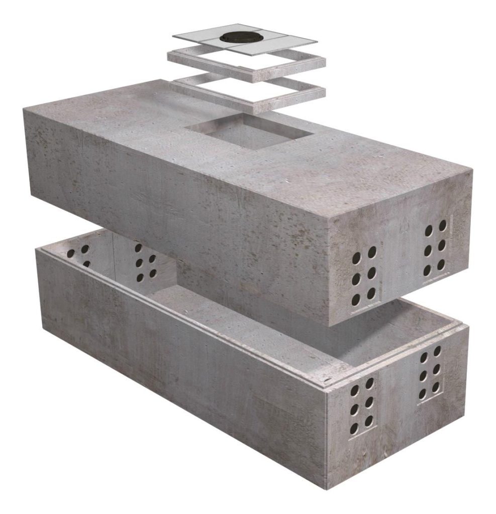 7'-0"x18'-0"x8'-0" Electrical Vault Type 2 UGS #411.1 | Oldcastle ...