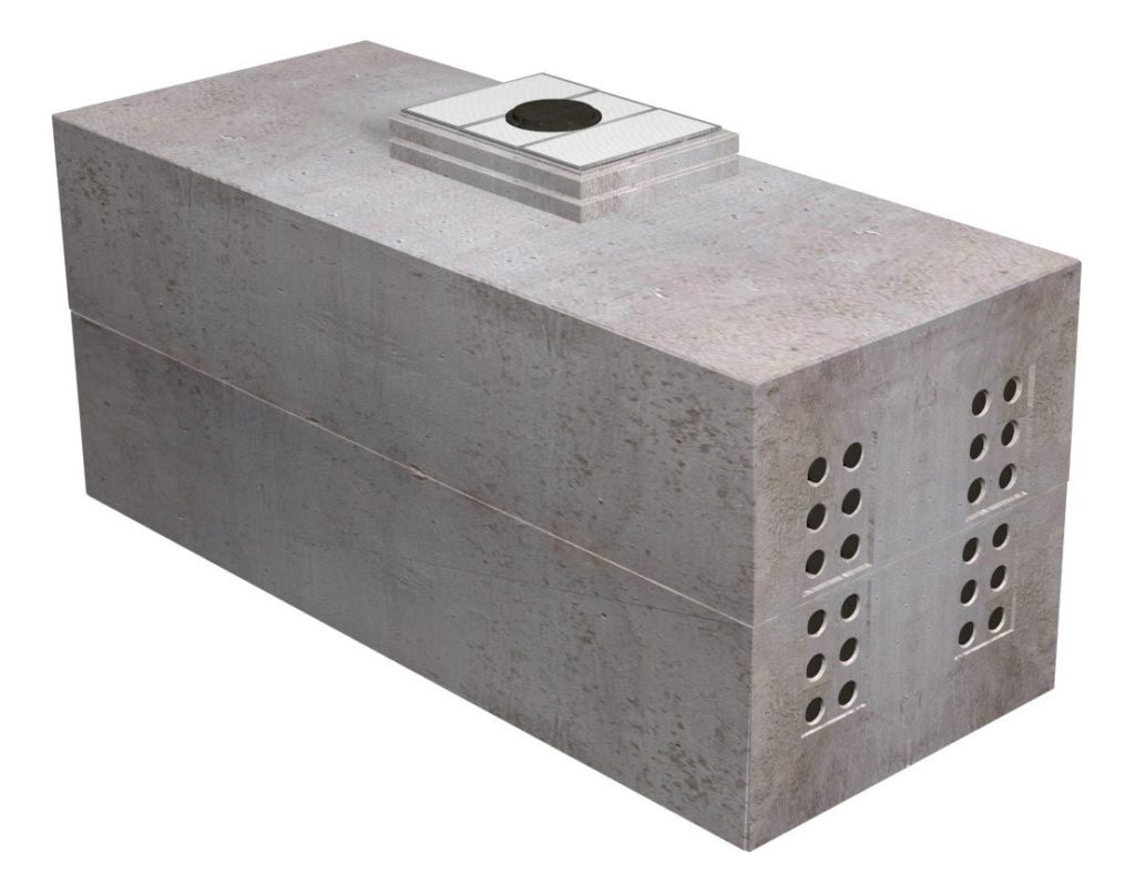 8'-0"x16'-0"x9'-6" Electrical Vault-Edison | Oldcastle Infrastructure