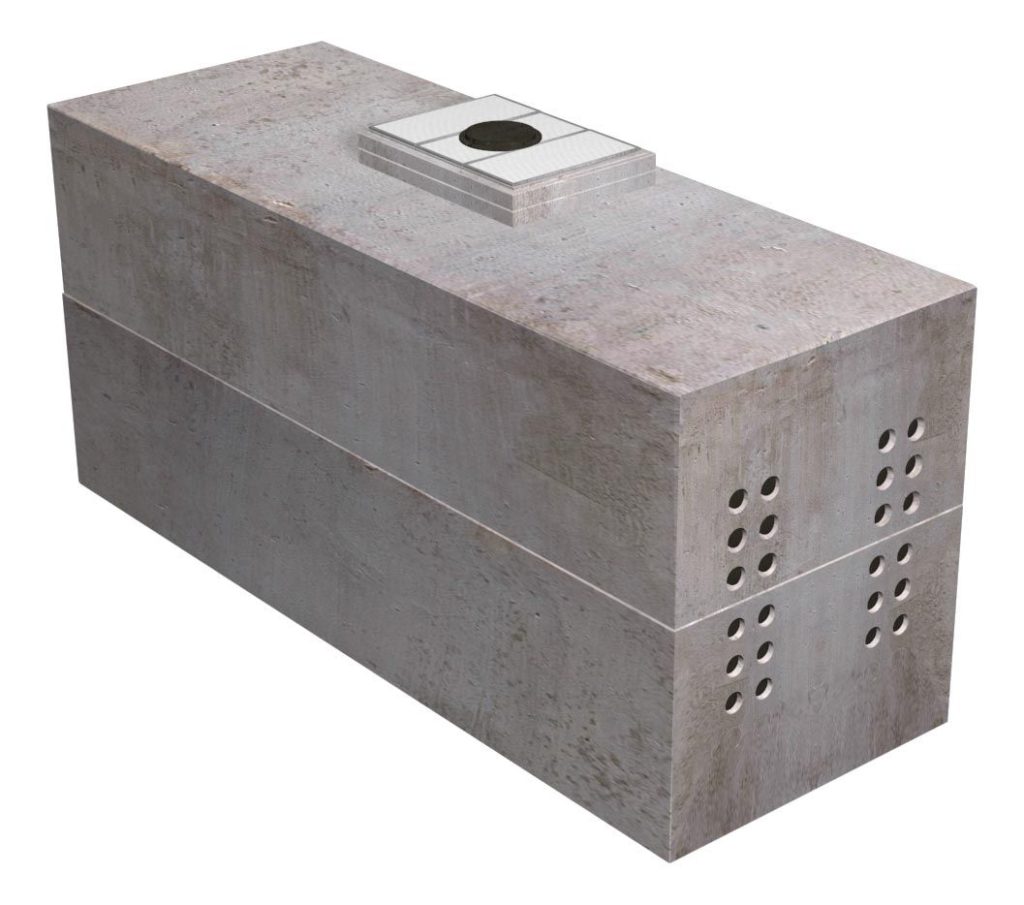 8'-0"x20'-0"x9'-6" Electrical Vault-Edison | Oldcastle Infrastructure