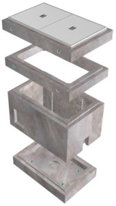 3'-0"x5'-0"x4'-0" Intercept Pull Box-AT&T | Oldcastle Infrastructure