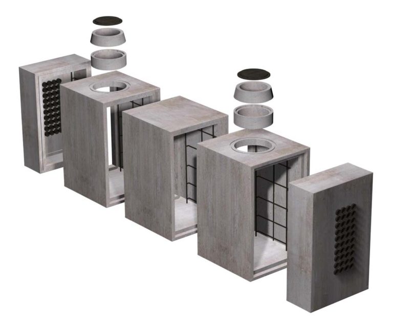 6'-0" x 9'-0" x Varies Communications Vault-AT&T | Oldcastle Infrastructure