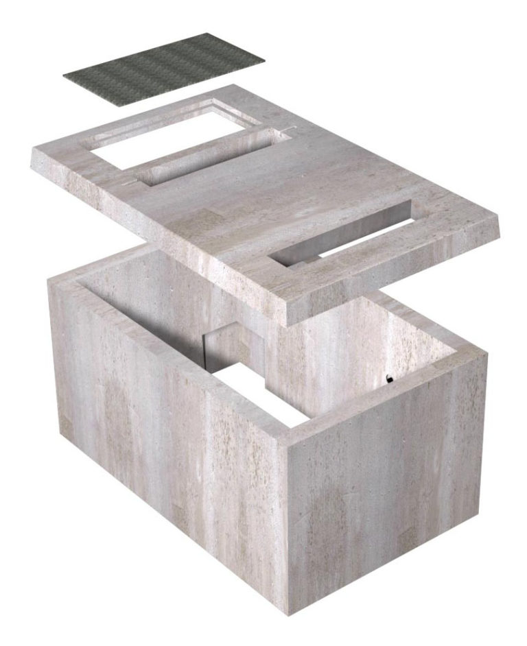 6'-6"x10' Slab Box/Pad-Colton | Oldcastle Infrastructure