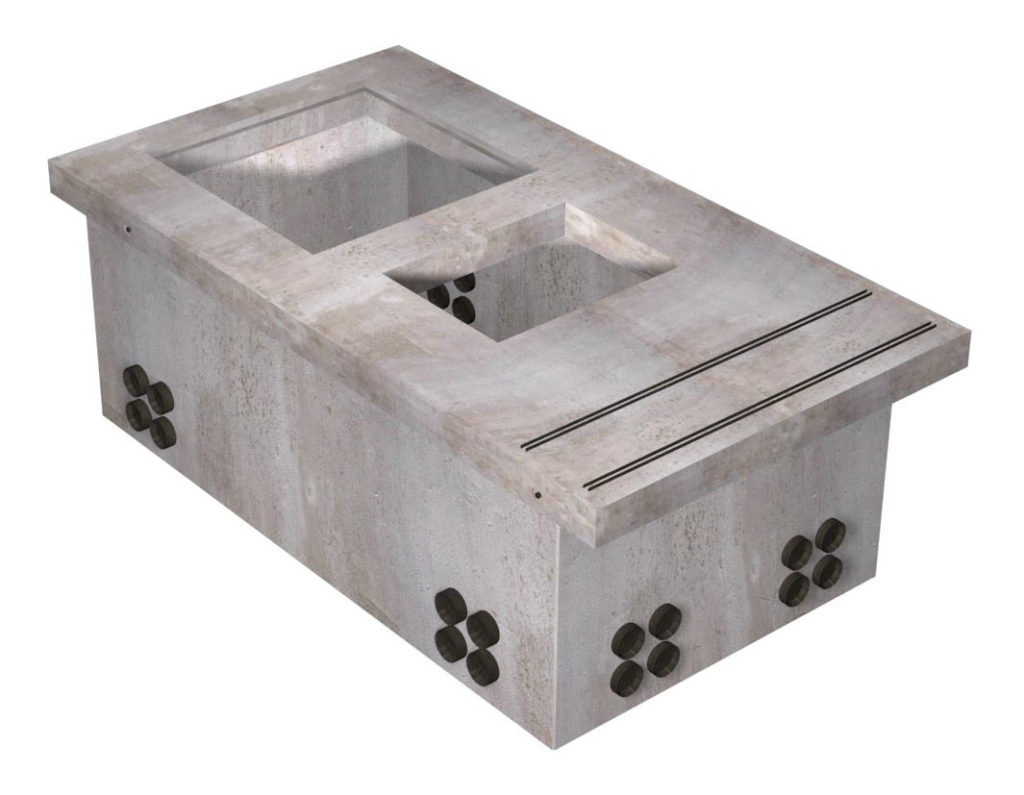4'x7' Slab Box/Pad-LADWP | Oldcastle Infrastructure