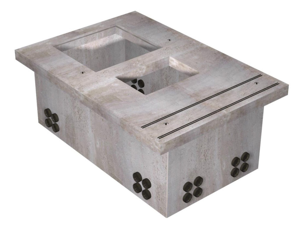 5'x7' Slab Box/Pad-LADWP | Oldcastle Infrastructure