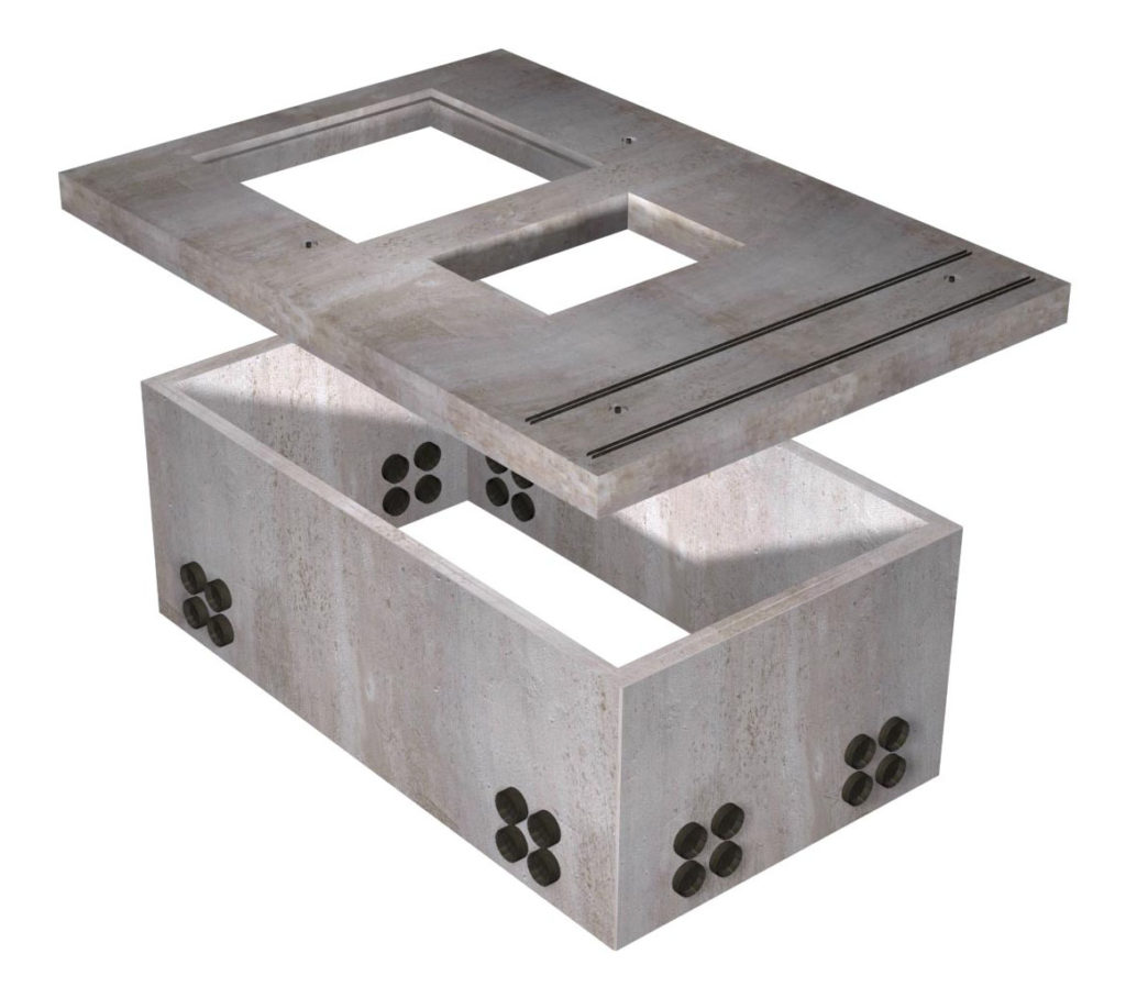 5'x7' Slab Box/Pad-LADWP | Oldcastle Infrastructure