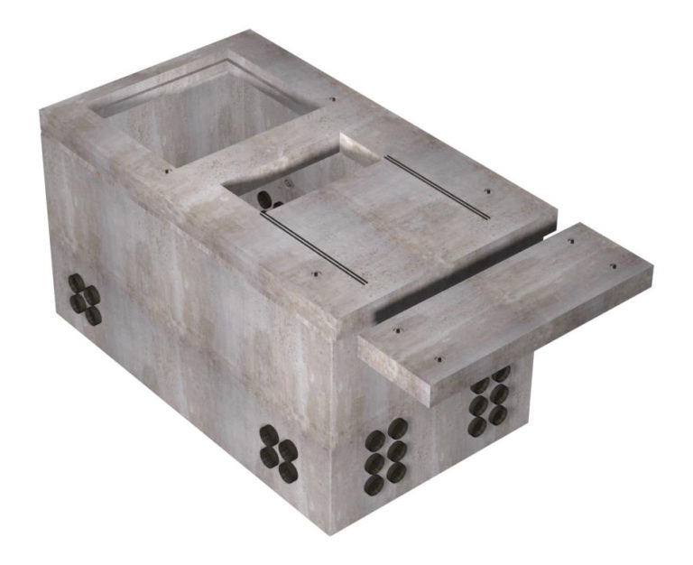 7'x11' Slab Box-Pad-LADWP | Oldcastle Infrastructure