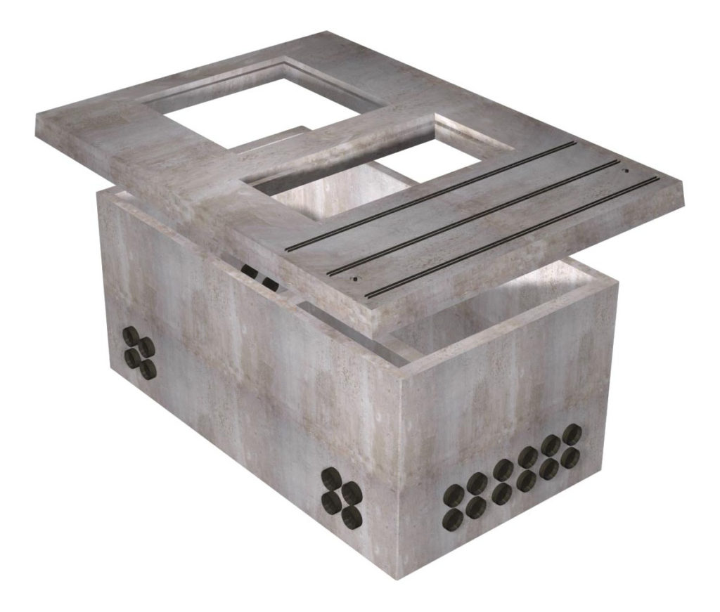 8'x10' Slab Box/Pad-LADWP | Oldcastle Infrastructure