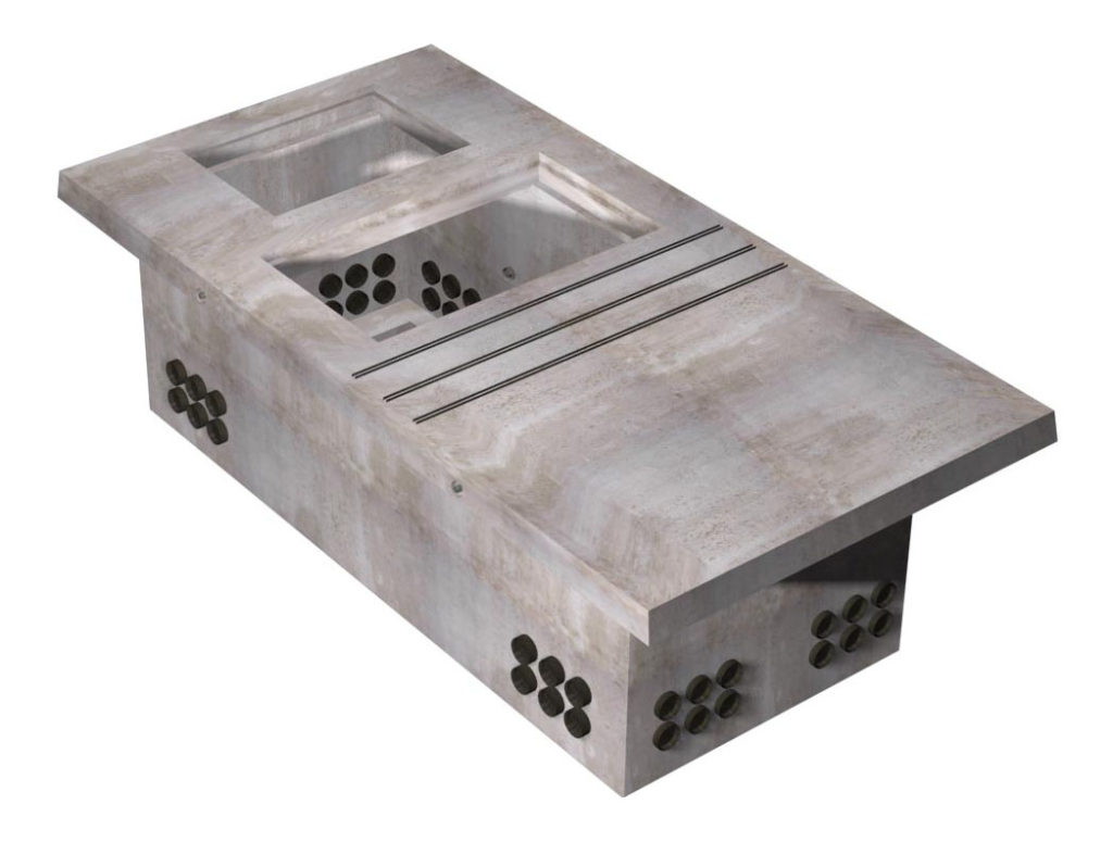 9'x15' Slab Box/Pad-LADWP | Oldcastle Infrastructure