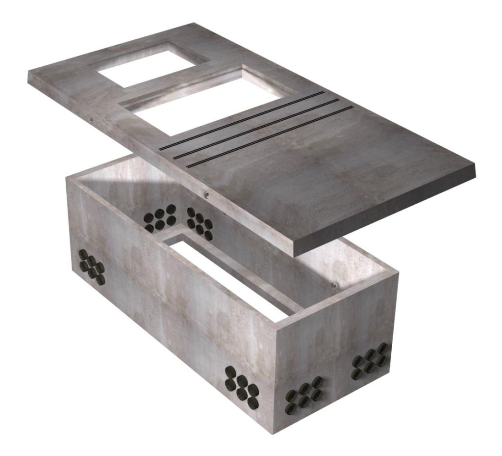 9'x15' Slab Box/Pad-LADWP | Oldcastle Infrastructure