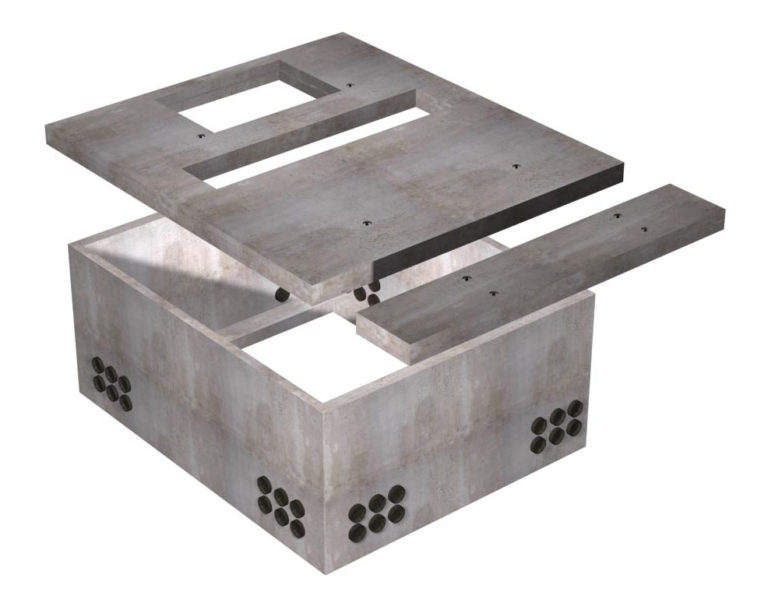 10'x10'-6" Slab Box/Pad-LADWP | Oldcastle Infrastructure