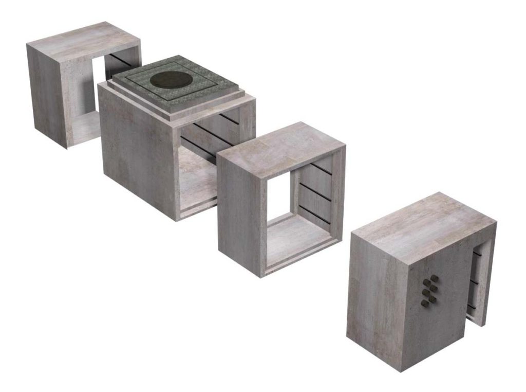 8'x9'-4" Intercept Tunnel Vault H172-LADWP | Oldcastle Infrastructure