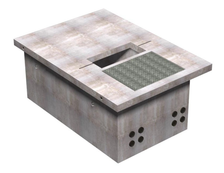 8'x10' Slab Box/Pad-City of Riverside | Oldcastle Infrastructure