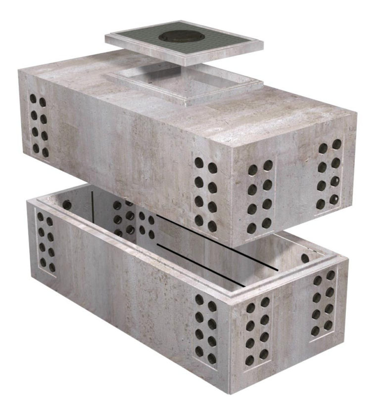 7'x14' Communications Vault-Riverside | Oldcastle Infrastructure