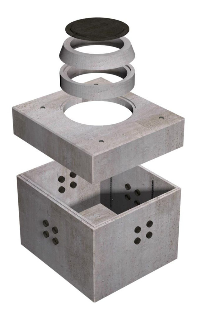 4’x4′ Fiber Optic Vault | Oldcastle Infrastructure