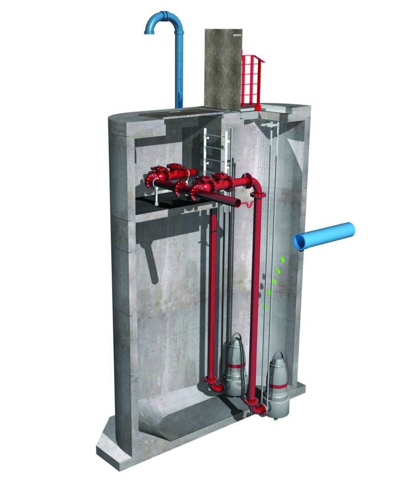 5'x9' Pump Station - OneLift w/ Integral Valve Vault | Oldcastle ...