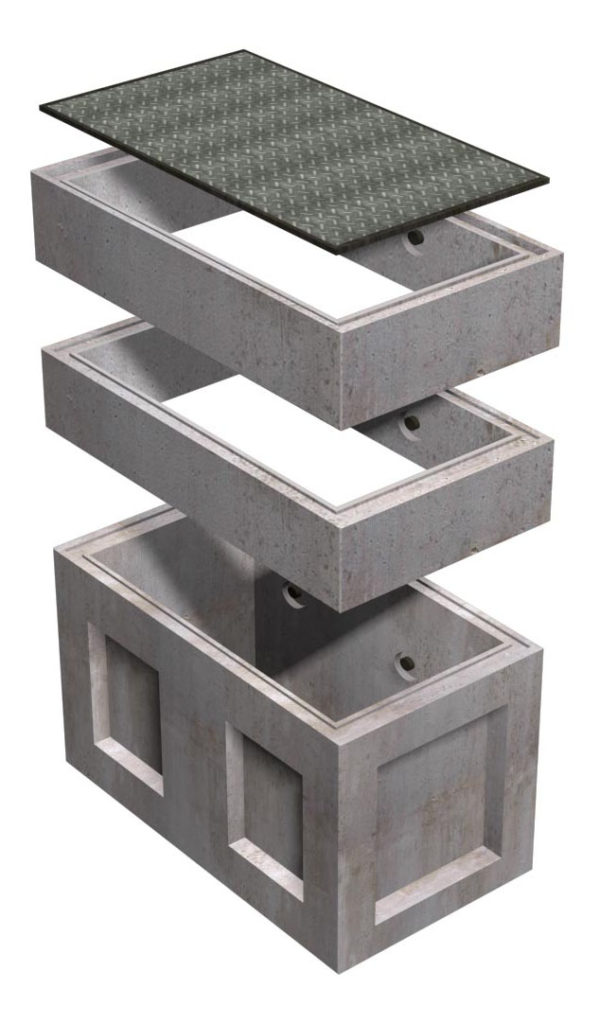 2'x4' Standard Flatwall Pull Box | Oldcastle Infrastructure