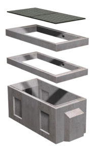 3'x5' Standard Recess Pull Box | Oldcastle Infrastructure