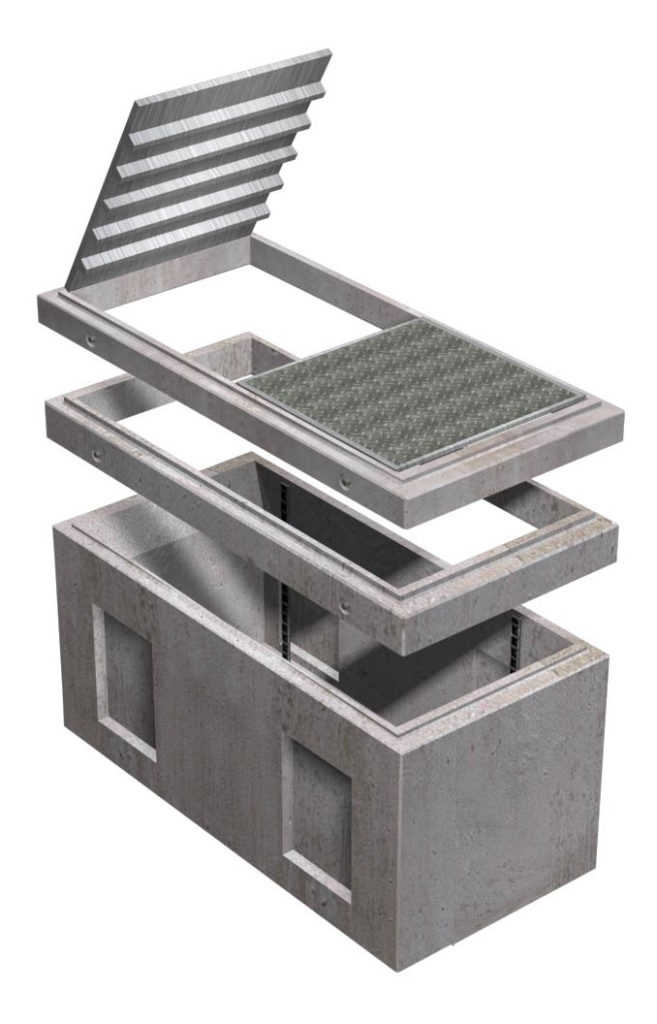 3'x5' Standard Flatwall Pull Box | Oldcastle Infrastructure