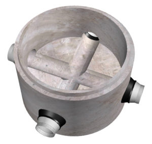 48" Dia. Manhole Base W/ Invert | Oldcastle Infrastructure