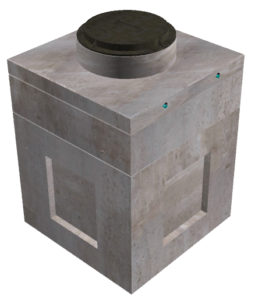4'x4' Communications Vault w/Manhole | Oldcastle Infrastructure