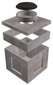 4'x4' Communications Vault w/Manhole | Oldcastle Infrastructure