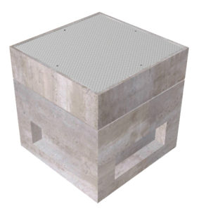Electrical Pull Box with Riser-3'x3' | Oldcastle Infrastructure