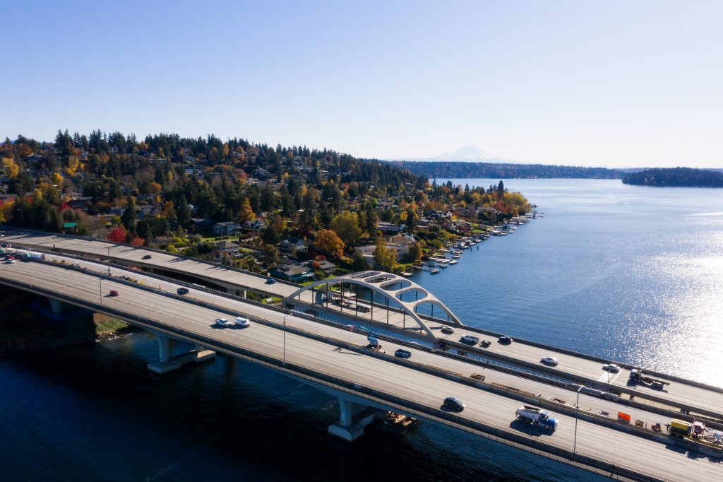 First Light Rail Track on a Floating Bridge | Oldcastle Infrastructure